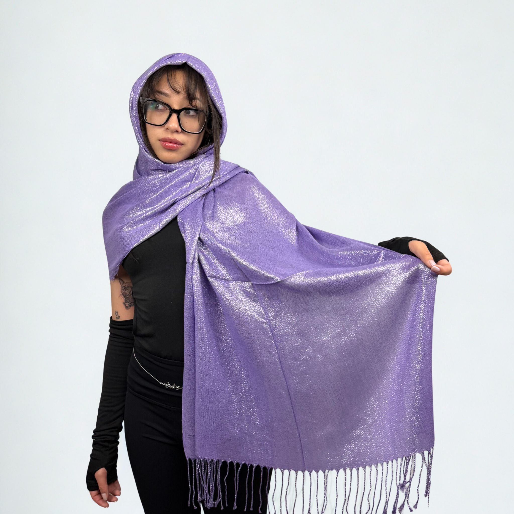Sparkly Rave Pashmina Scarf – Pash Plug